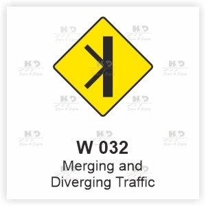 W 032 Merging and Diverging Traffic - HSD: Signs and Safety HSD: Signs ...