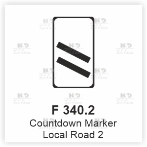 F 340.2 Countdown Marker Local 2 - HSD: Signs and Safety HSD: Signs and ...